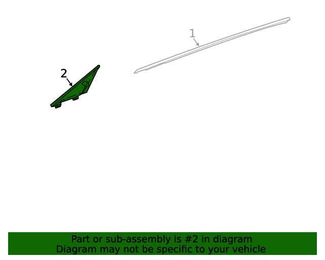 257-727-16-00 - Corner Trim 2019-2023 Mercedes-Benz | Mercedes-Benz USA ...