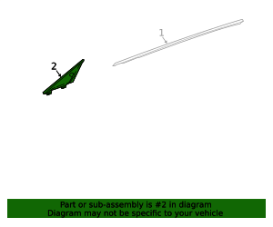 257-727-16-00 - Corner Trim 2019-2023 Mercedes-Benz | Mercedes-Benz USA ...