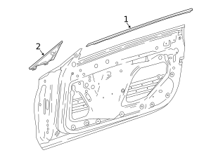 257-727-16-00 - Corner Trim 2019-2023 Mercedes-Benz | Mercedes-Benz USA ...