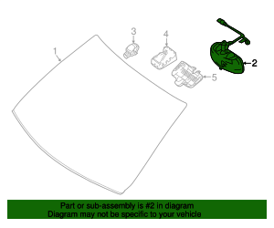 2017-2020 Mercedes-Benz Mirror Inside - Front Rear - White 253-810-07 ...