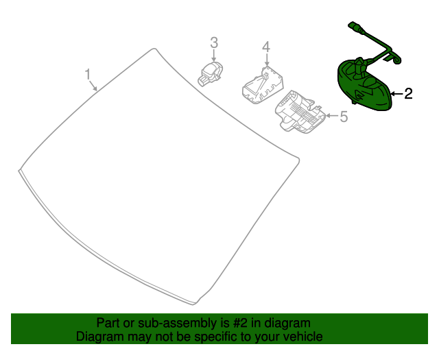 253-810-07-00-9051 - Mirror Inside - Front Rear - Black 2017-2020 ...