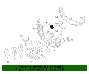 205-888-02-40 - Front Camera Front Bracket 2017-2023 Mercedes-Benz ...