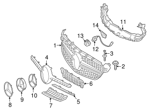 2015-2020 Mercedes-Benz Carrier 205-888-13-60 | Mercedes-Benz Parts