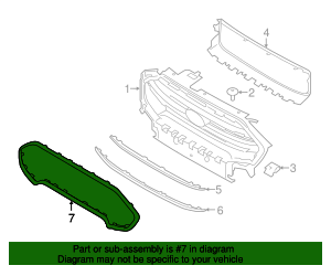 Genuine OEM Ford Part - Grille Surround GN1Z-8419-DA | Genuine OEM Ford ...