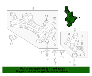 51710-F6000 - Steering Knuckle 2016-2020 Kia | Kia.Parts Store