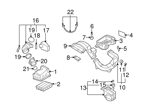 28190-3K200 - Lower Resonator - 2006-2010 Hyundai | World OEM Parts Hyundai