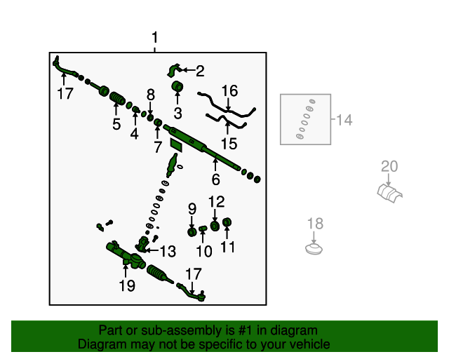 2006-2008 Hyundai Sonata Gear Assembly 57700-3K000 | OEM Parts Online