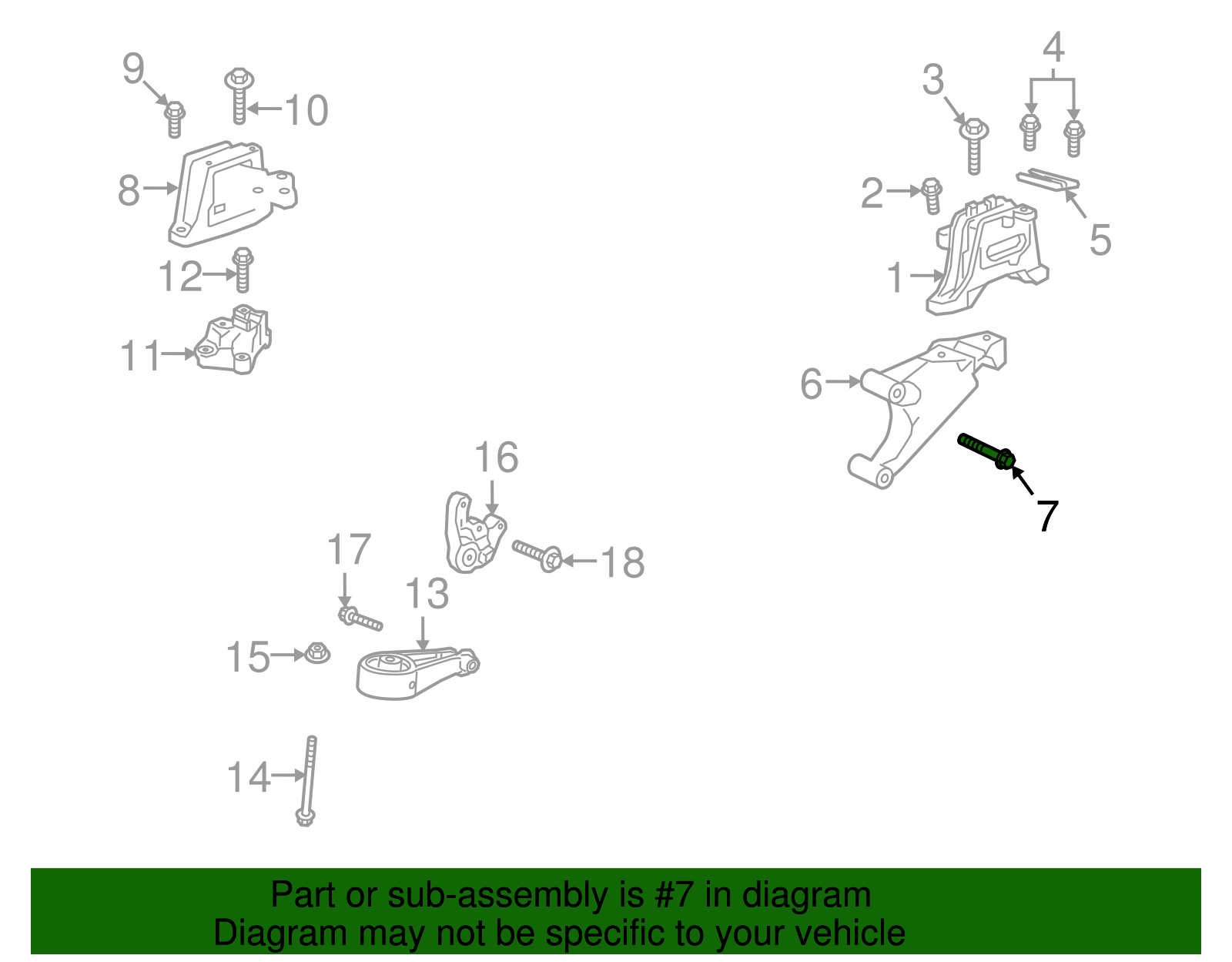 2011-2025 GM M10x1.5x105 Multi-Purpose Bolt 11588754 | OEM Parts Online