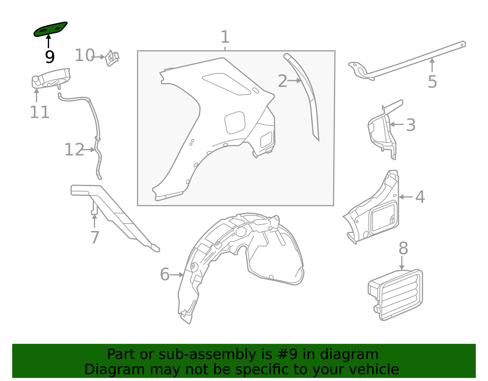 Genuine OEM Fuel Door | 167-757-08-00 | Fits Select 2020-2024 Mercedes ...
