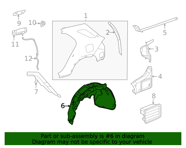1676902408 - Cover, Wheel Arch 2020-2021 Mercedes-Benz | Mercedes-Benz ...