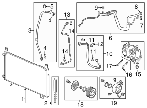 80331-TLC-A01 - Exchanger Assembly Heat (Inner) - 2017-2019 Honda CR-V ...