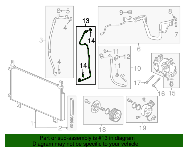 80341-TLC-A01 - Pipe Receiver - 2017-2019 Honda CR-V | Honda Factory Parts