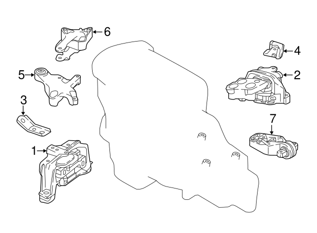 2017-2019 Infiniti QX30 Side Mount Stay 11237-5DA0A | Infiniti of ...