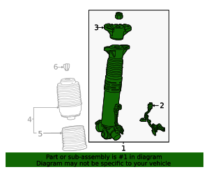 167-320-22-01 - Strut 2020-2023 Mercedes-Benz | Mercedes-Benz USA Parts