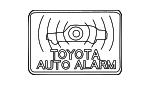 2007-2025 Toyota 2007-2024 Toyota - Anti-Theft Label 74515-06010 ...