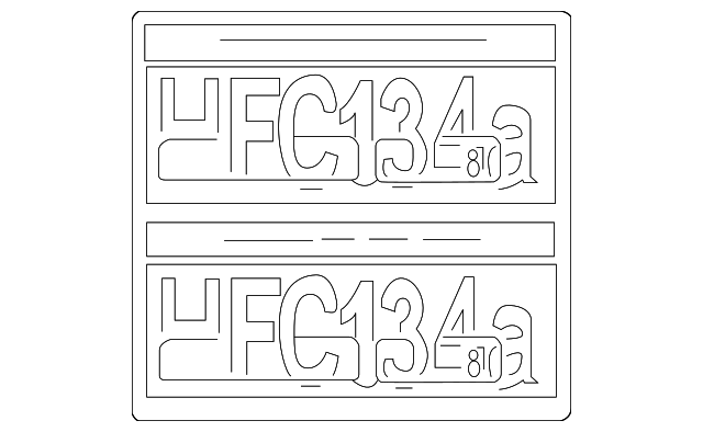 88723-0C090 - AC Label 2000-2019 Toyota Tundra | Longo Toyota Parts
