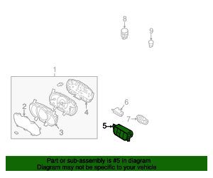 93700-C5160BHH - Stab Control Switch 2016-2018 Kia Sorento | Kia.Parts ...