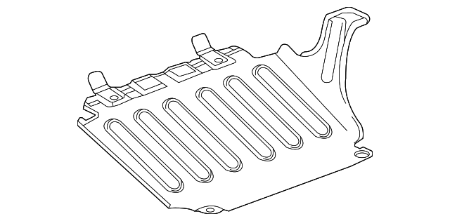 2021-2024 GM Underbody Splash Shield 84955078 GM | GMPartsDirect.com