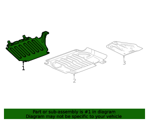 2021-2024 GM Underbody Splash Shield 84955078 GM | GMPartsDirect.com