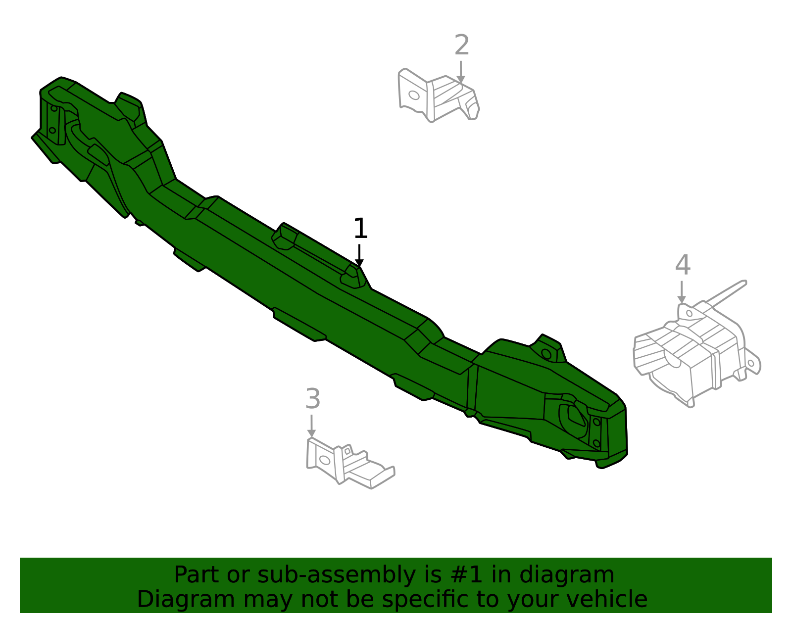 2022-2024 Hyundai Tucson Impact Bar 86631-N9100 | QuirkParts