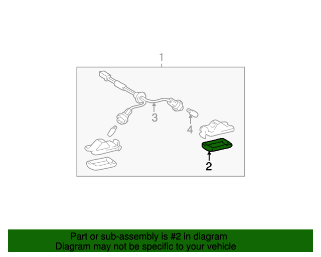 1999-2010 Toyota Lens 81271-02051 | Toyota Parts