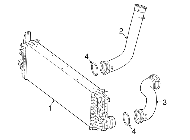 447-501-13-01 - Inter-Cooler 2016-2023 Mercedes-Benz Metris | Mercedes ...
