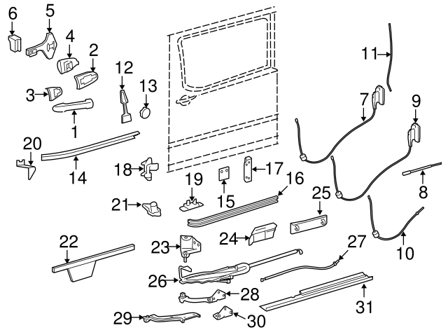 906-760-09-47 - Slider 2010-2013 Mercedes-Benz | Mercedes-Benz USA Parts