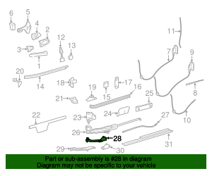 000-763-00-47 - Sliding Door Roller 2010-2013 Mercedes-Benz | Mercedes ...