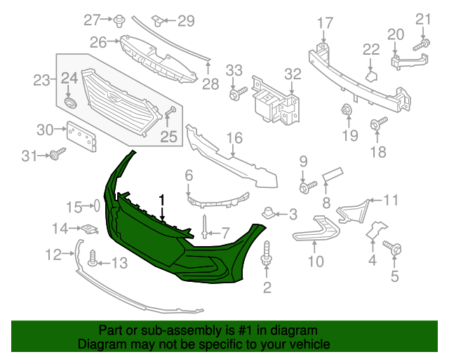 2017-2018 Hyundai Elantra Bumper Cover 86510-F2000 | OEM Parts Quick