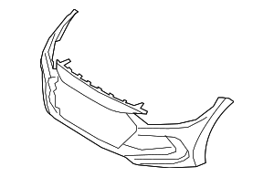 2017-2018 Hyundai Elantra Bumper Cover 86510-F2000 | OEM Hyundai Parts