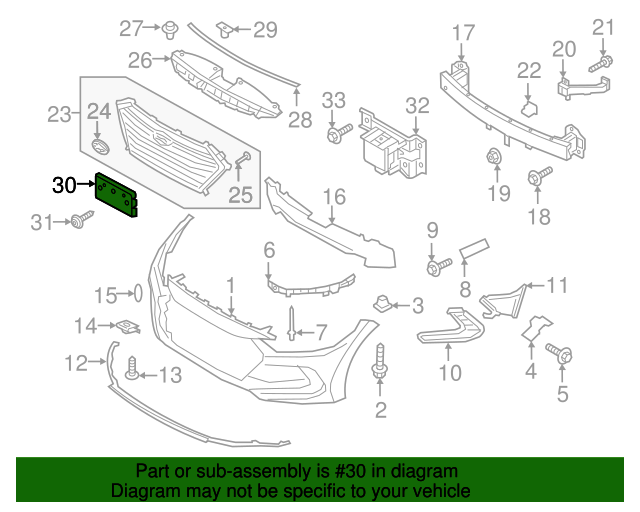 2017-2018 Hyundai Elantra License Bracket 86519-F2020 | OEM Parts Online