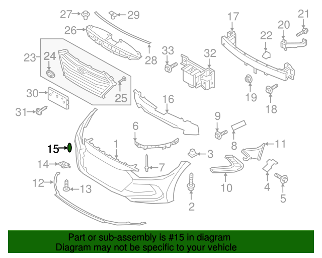 2017-2018 Hyundai Elantra Tow Eye Cap 86588-F2000 | OEM Parts Online