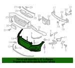 2017-2018 Hyundai Elantra Bumper Cover 86510-F2000 | OEM Hyundai Parts