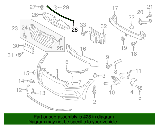 2017-2018 Hyundai Elantra Seal Strip 86357-F2000 | OEM Parts Online