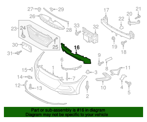 2017-2018 Hyundai Elantra Absorber 86520-F2010 | QuirkParts