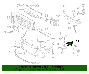 86568-F2000 - Air Duct - 2017-2018 Hyundai Elantra | World OEM Parts ...