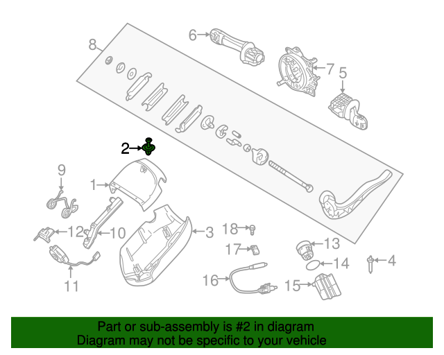 51168197908 - 1999-2016 BMW Steering Column Cover Rivet (51-16-8-197 ...