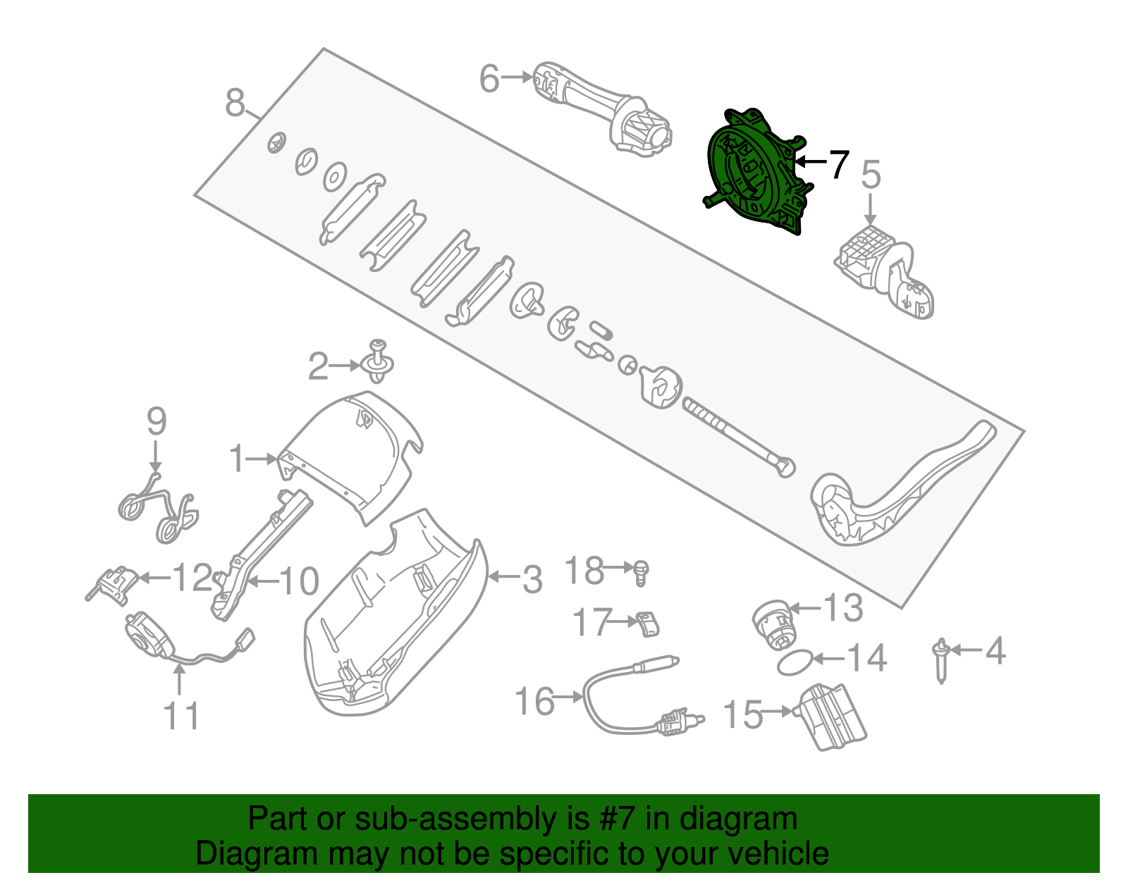61-31-8-379-091 - Steering Column Switch Housing - 1999-2010 BMW | Buy ...
