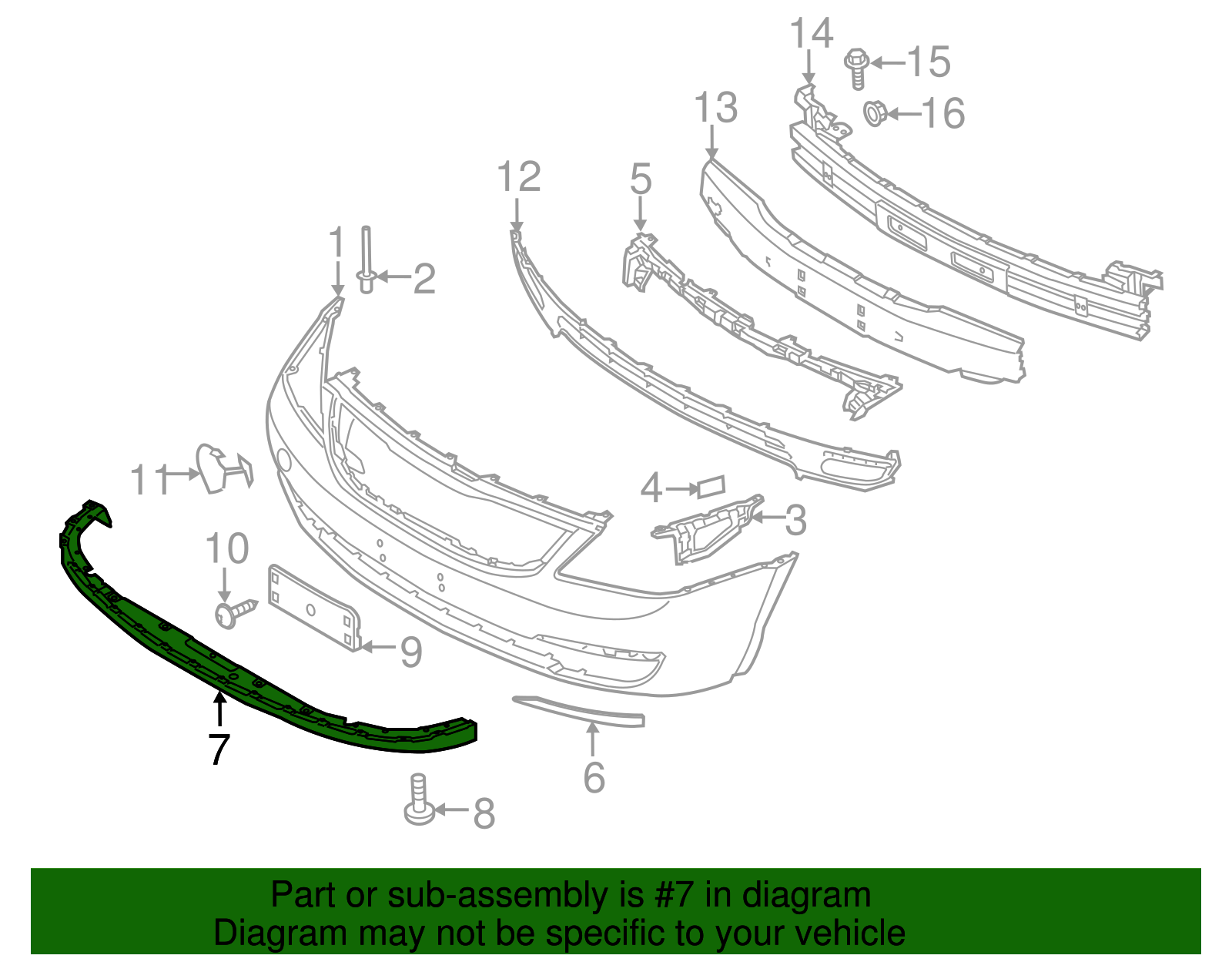 86591-4D550 - Lower Deflector 2014 Kia Sedona | Kia.Parts Store