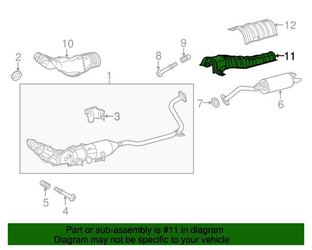 58153-47040 - Heat Shield - 2012-2017 Toyota Prius V | Nucar Toyota of ...
