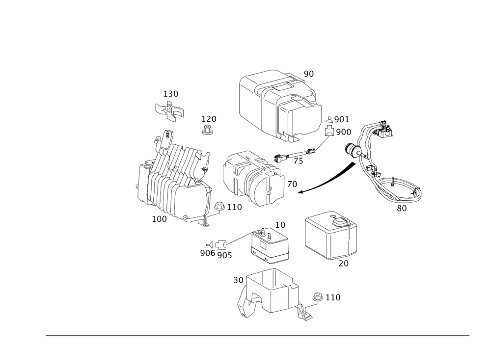 000-900-44-13 - Control Unit, Complete 1954-2020 Mercedes-Benz ...