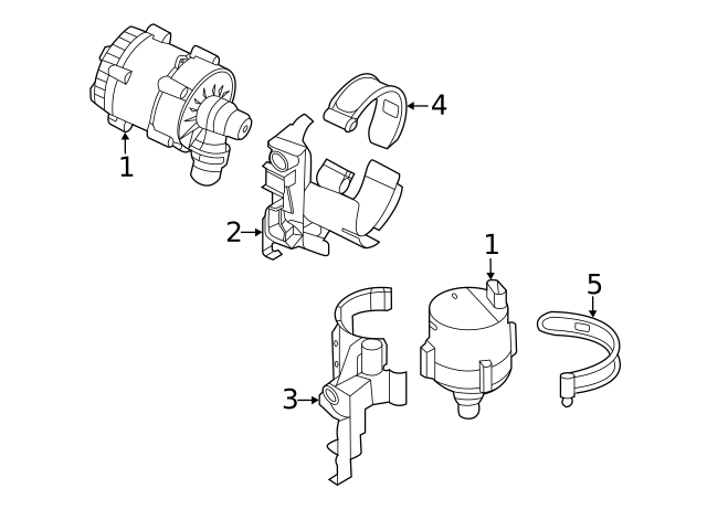 11-51-8-638-237 - Auxiliary Pump - 2017-2024 BMW | BMW Parts Exchange