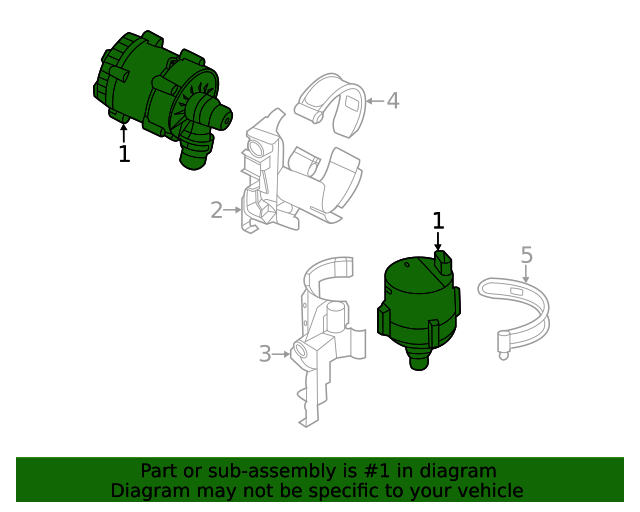 11-51-8-638-237 - Auxiliary Pump - 2017-2024 BMW | BMW Parts Exchange