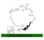 2005-2019 Nissan Water Inlet - Driver's Side (LH) 21022-EA20A ...