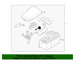 1999-2015 Mazda Fuse H117-67-099 | TascaParts.com