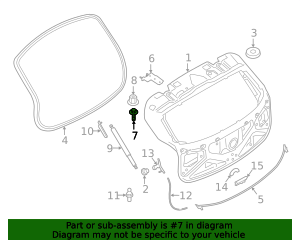 Genuine BMW 41-00-3-428-484 | Hinge Bolt | FREE Shipping on Most Orders ...