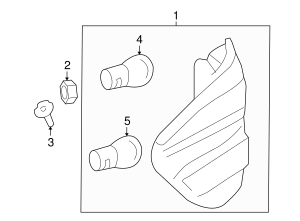 251-820-15-64 - Tail Light Assembly 2006-2010 Mercedes-Benz ...