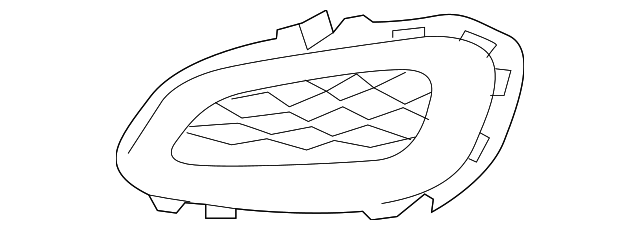 86524-1W200 - Lower Grille 2012-2015 Kia Rio | Kia.Parts Store