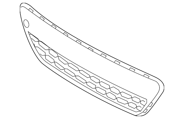 86561-1W210 - Lower Grille 2012-2015 Kia Rio | Kia.Parts Store