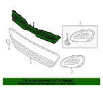 86351-1W200 - Upper Grille 2012-2015 Kia Rio | Kia.Parts Store